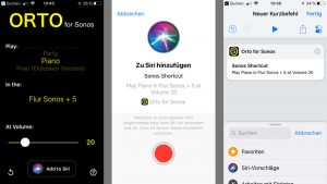 Orto: Diese App erzeugt Siri-Kurzbefehle für Sonos | News | digitalzimmer